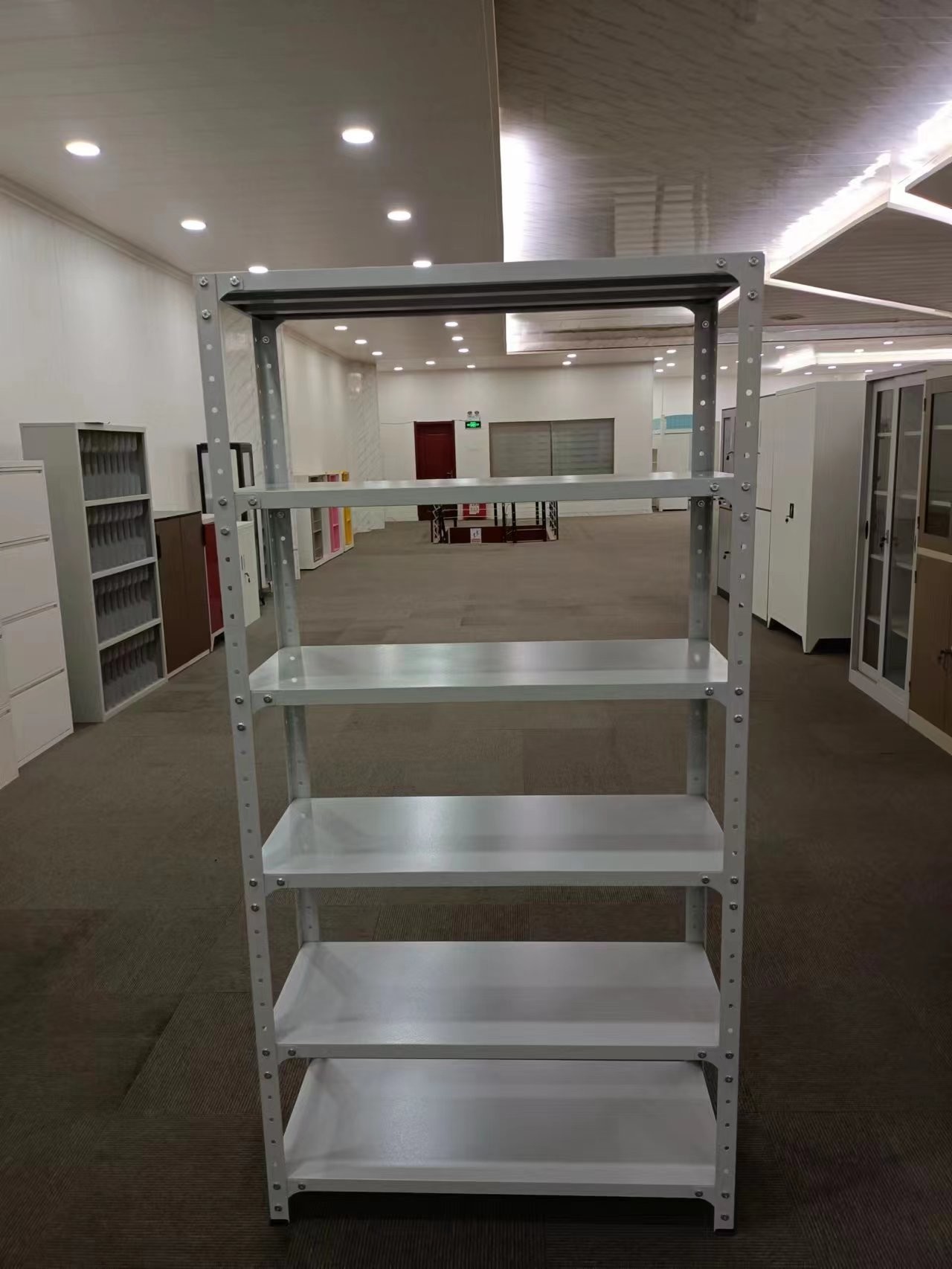 Light Duty Shelf Goods Rack 6 Layer Corrision Protection Racking System