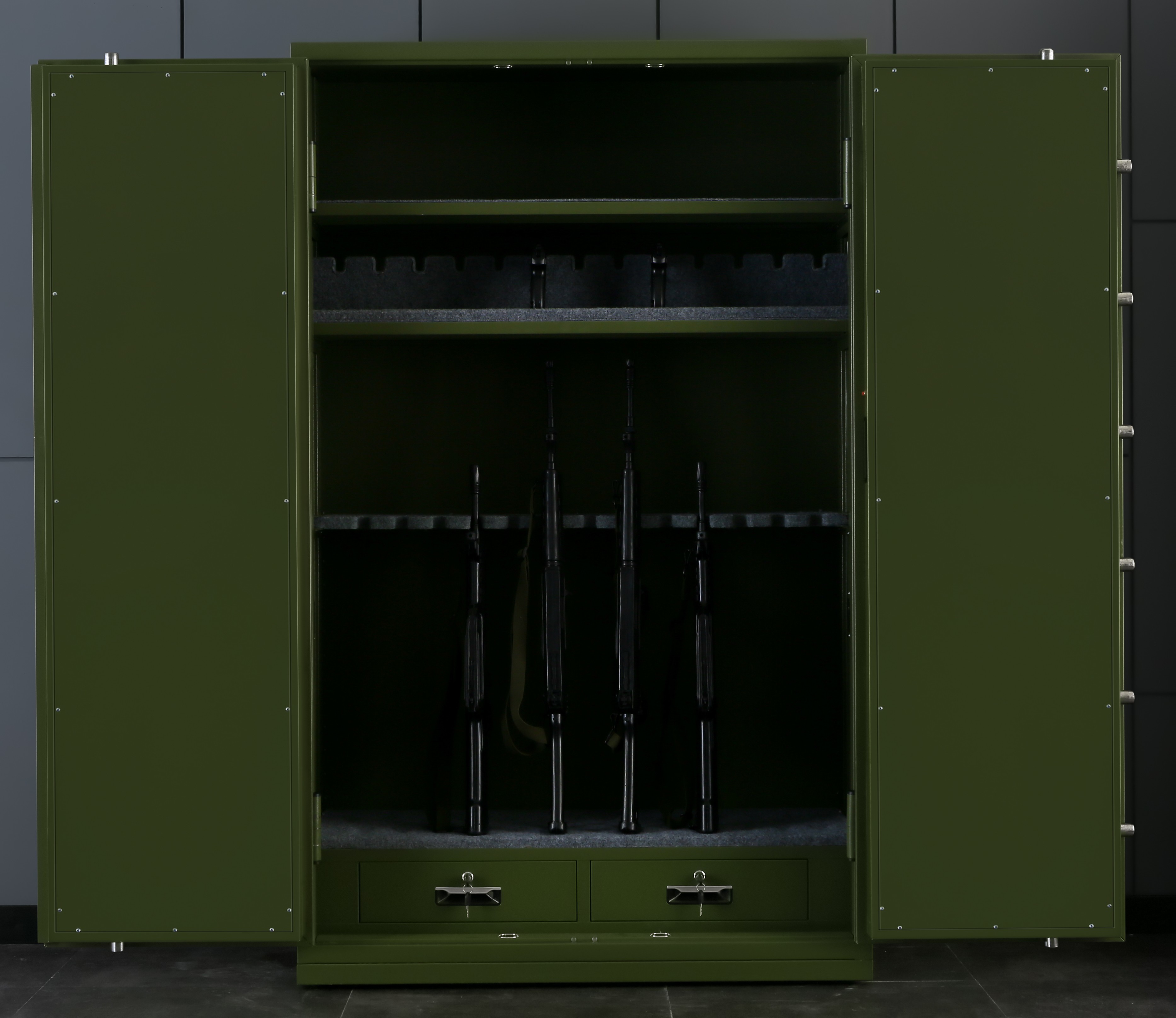 Intelligent Gun Safe Cabinet High Security Long Gun Safe Locker
